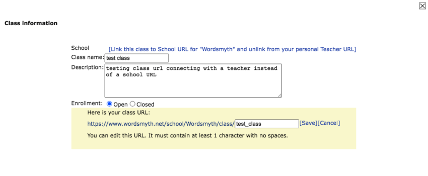 School URL and Class URL Explained - Wordsmyth Blog